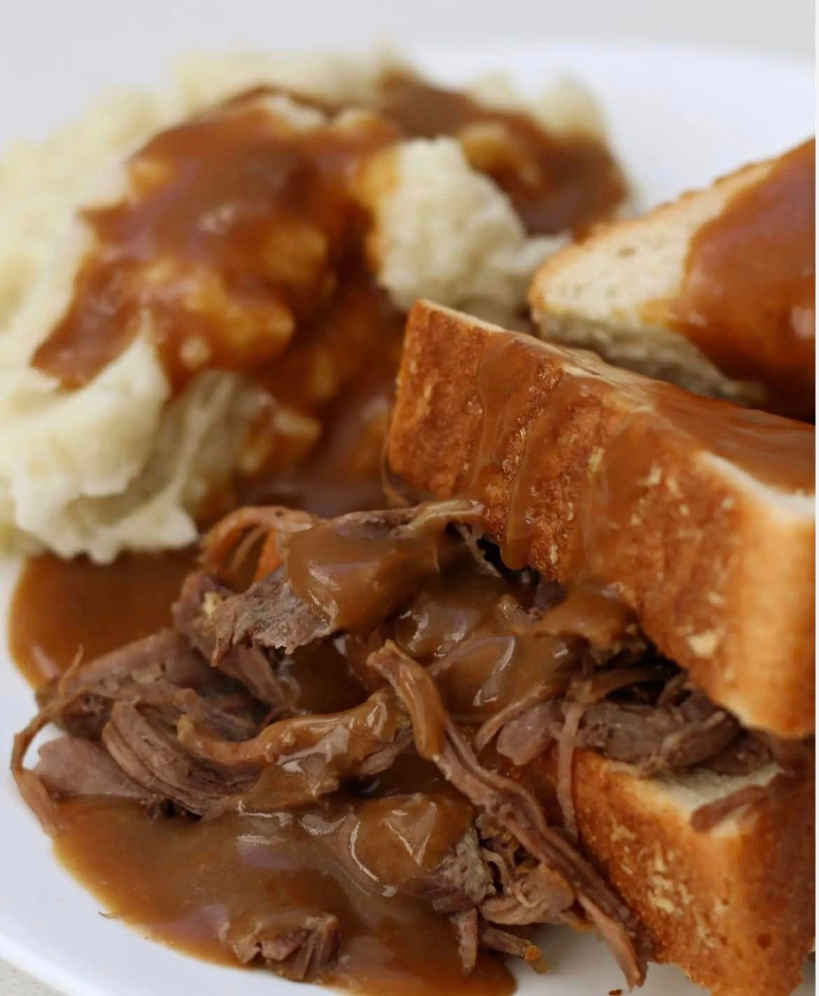 Open face Roast beef | Holt's Diner